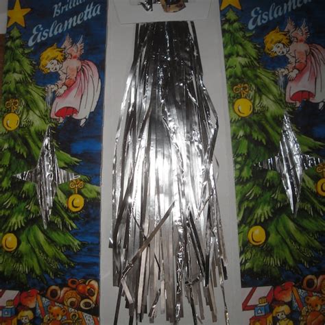 Old Fashioned Metal Tinsel Etsy