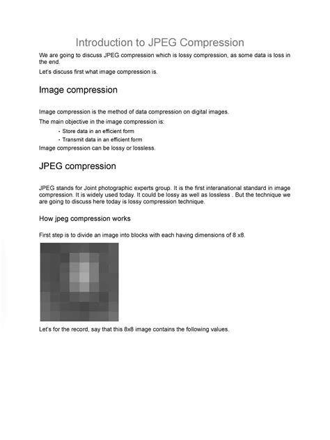 introduction to jpeg compression pdf instapdf