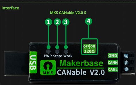 Makerbase Canable 2 0 Shell Usb To Can Adapter Analyzer Canfd Slcan Socketcan Candlelight
