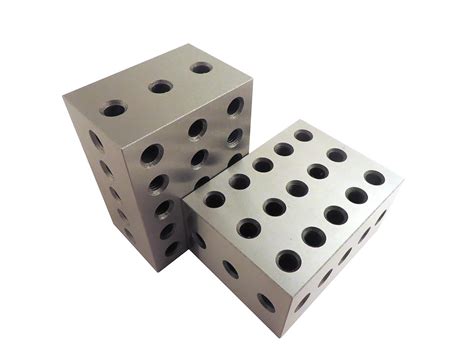 2 3 4 Blocks Matched Pair 2 Each Hardened Steel Rc 55 62 23 Holes