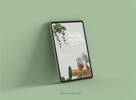 Uiux 제품 쇼케이스 3d 렌더를 위한 변경 가능한 화면 디자인을 갖춘 고급 태블릿의 사용자 정의 가능한 목업 프리미엄
