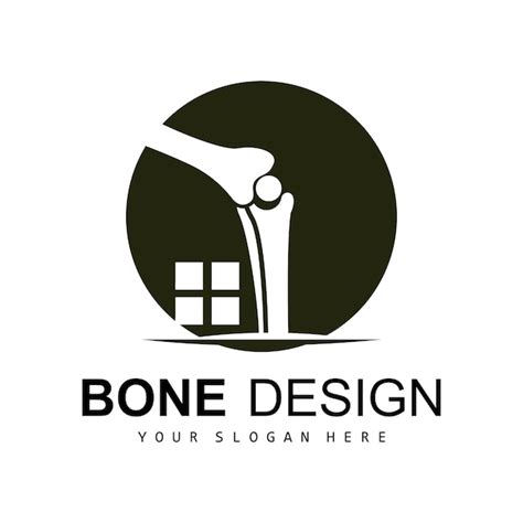 Premium Vector Bone Logo Bone Care Vector And Bone Medicine Hospital Health