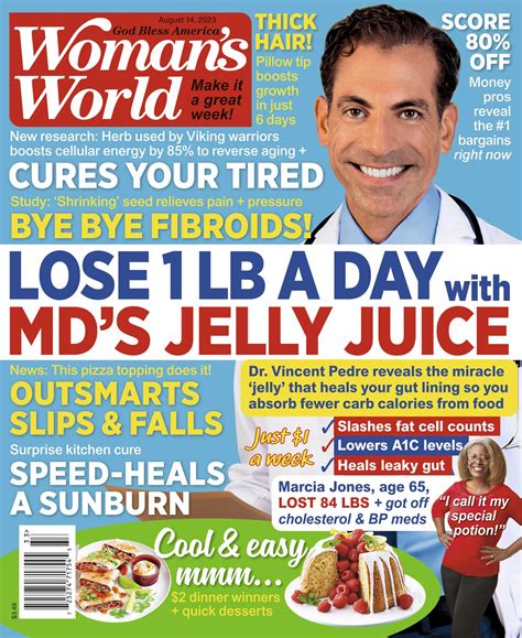 Womans World 081423 Lose 1 Lb A Day With Mds Jelly Juice Womans