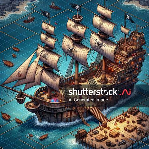 Rpg Grid Style Playable Map Setting Ai Generated Image 2426259647 Shutterstock