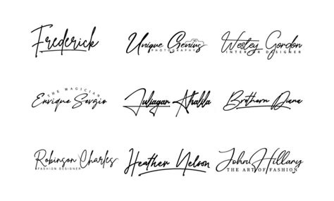 design cursive handwritten scripted signature logo by mahadi8539