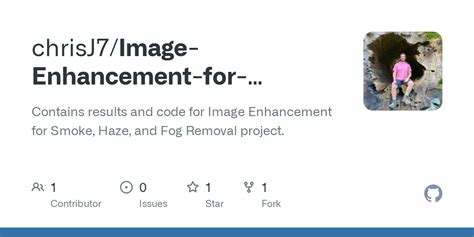 Github Chrisj Image Enhancement For Smoke Haze Fog Removal Contains Results And Code For