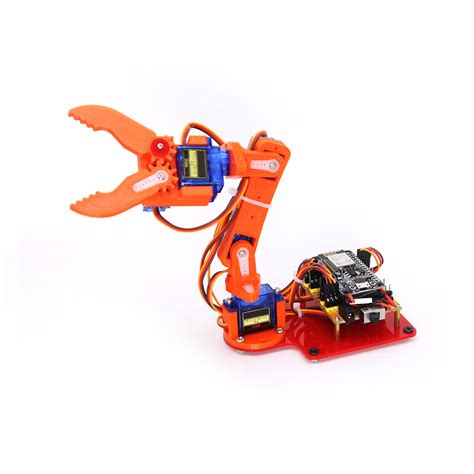 SG90 MG90S 5 DOF Mechanical Arm Robot Manipulator Claw For Arduino Maker Learning DIY Kit Robot