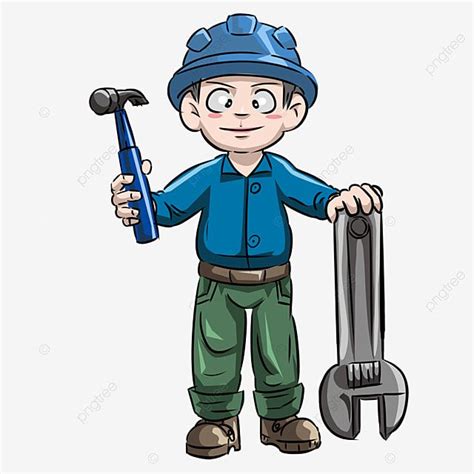 รูปคนงานช่างซ่อมช่างซ่อมรถยนต์คนงานวันแรงงานประแจซ่อมเวกเตอร์ Png คลิปอาร์ต ผู้ปฏิบัติงาน