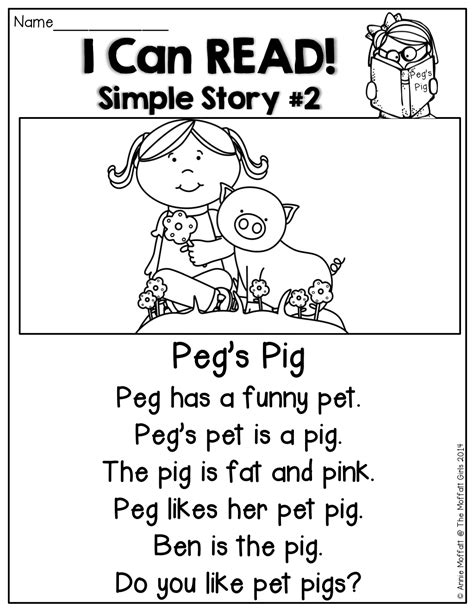 Kindergarten Stories To Read Printable Printable Sight Words List