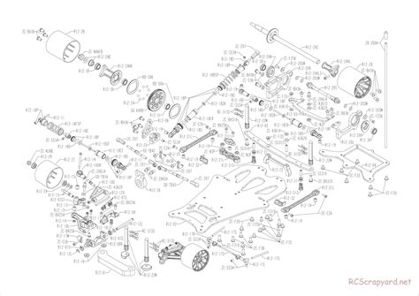 Yokomo R12 Exploded Views YR R12 RCScrapyard Radio Controlled Model Archive