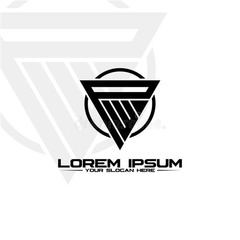 Letter PW Simple Monogram Logo Icon Design Stock Vector Illustration Of Corporate Consulting
