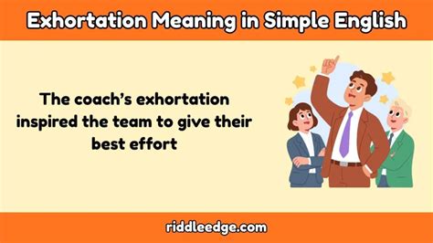 Exhortation Meaning A Clear Practical Explanation 2026
