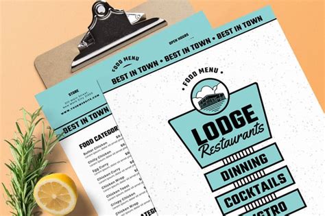 Vintage Restaurant Food Menu Print Templates Ft Aiyari And Restaurant