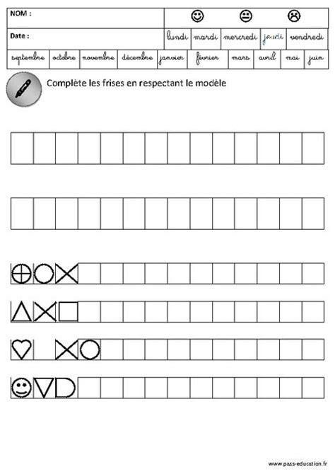 Algorithme Formes Grandeurs Maternelle Grande Section Gs Cycle 2 Maternelle Grande