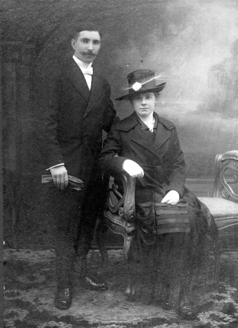 Grootvader En Grootmoeder Wedding Inscan From Old Picture Flickr