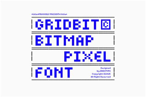 Cool Pixel Art Font