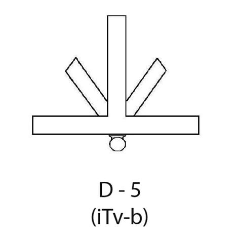 D 5 Inverted T With V And Ball Prestigediy Premium Pvc Building Products