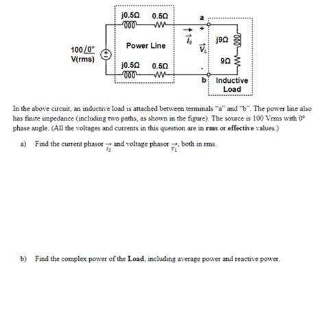 Solved In The Above Circuit An Inductive Load Is Attached Chegg