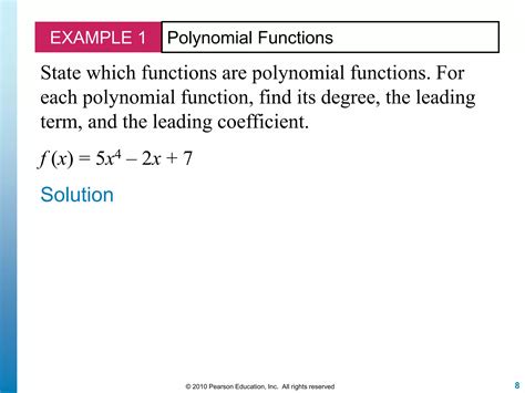 Lecture 8 Section 3 2 Polynomial Equations PPT Science