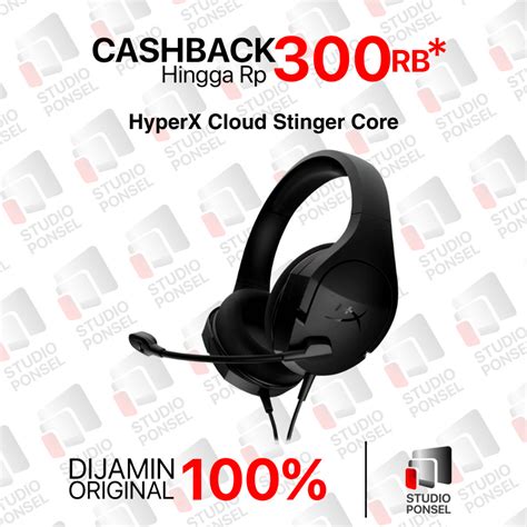 Jual Hyperx Cloud Stinger Core Gaming Headset Headphone Shopee Indonesia
