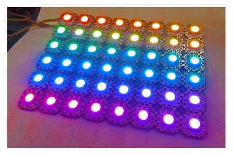 Ws2812b Flexible Matrix Board From Bbtech On Tindie