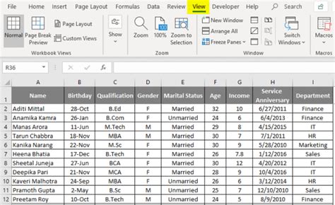Column Freeze Learn How To Freeze Columns In Excel Educba