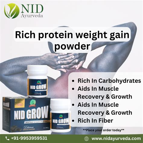 Rich Protein Weight Gain Powder By Nid Nidayurvedaads Medium