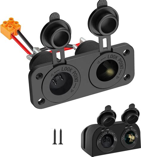 Hwk Dc Hardwiring Kit 12v Power Outlet Cigarette Lighter