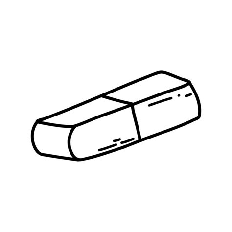 Horizontal Eraser Clipart