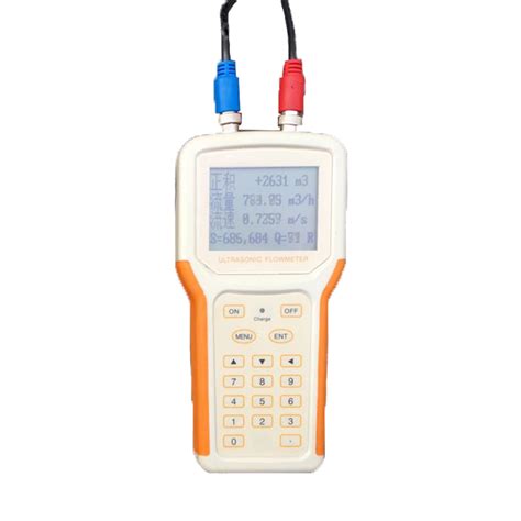 Best Flow Rate Calibration Non Invasive Bidirectional Handheld Digital Flow Meter Data Logger