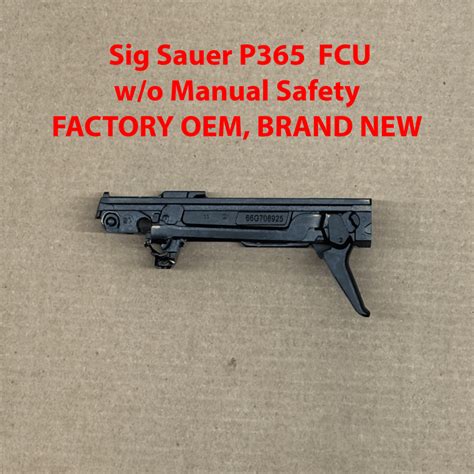 Sig Sauer P365 Fire Control Unit Fcu Tcm Stock