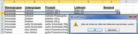 excel zeilen und spalten verschieben