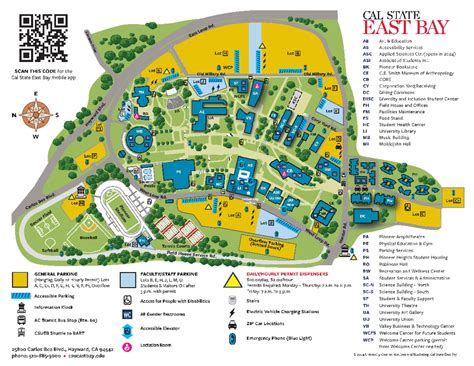 Chabot College Theater Map College