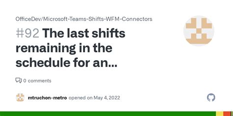 The Last Shifts Remaining In The Schedule For An Employee In A Given