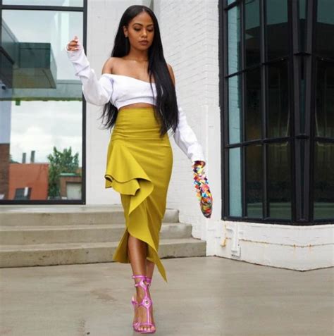 Black Girls Killing It Fashion Outfits Skirt Design Chic Outfits
