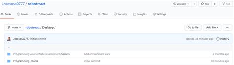 Github Git Push Creates My Project Folder Inside Another Folder How To Avoid It Stack Overflow
