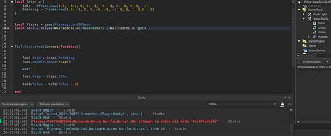 how to use a tool to give points to a player when clicking scripting