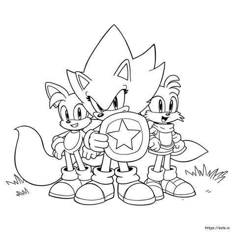 Coloriage Sonic Forces