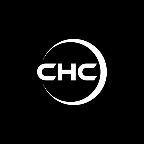 Chc Letter Logo Design In Illustration Vector Logo Calligraphy