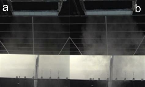 Smoke Test Of The Nsal Diffuser With Outflow Directed Downwards For