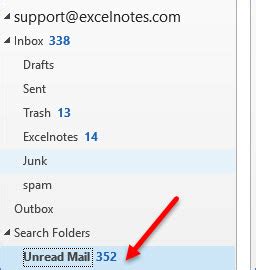 How To Show Only Unread Messages In Outlook ExcelNotes