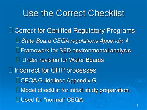PPT Completing The CEQA Checklist PowerPoint Presentation Free Download ID 9395662
