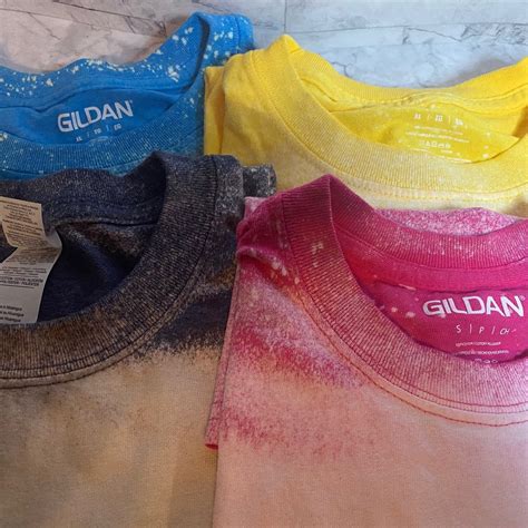Unisex Bleached T Shirts Etsy