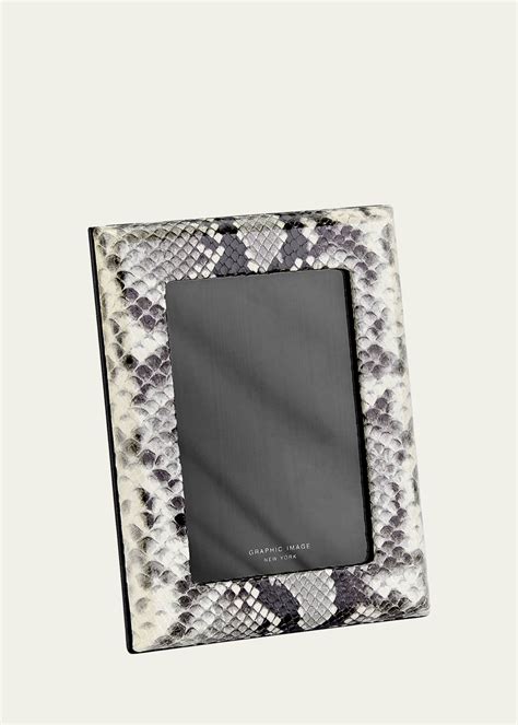 Graphic Image Python Frame 5x7 Bergdorf Goodman