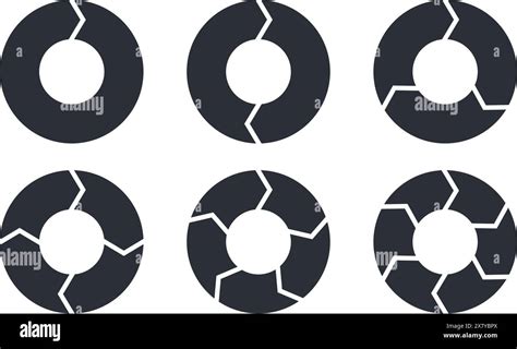 Rotation Arrows In Circular Motion Circle Arrow Combinations Set Of Circular Infographics