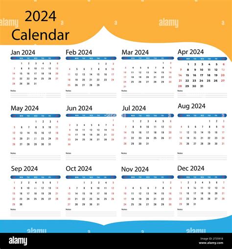 2024 Calendar Template