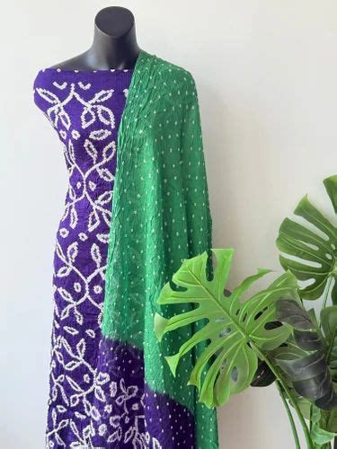Bandhej Cotton Salwar Material At ₹ 210000 Bengaluru Id 2856284209062