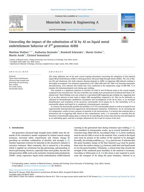 Pdf Unraveling The Impact Of The Substitution Of Si By Al On Liquid