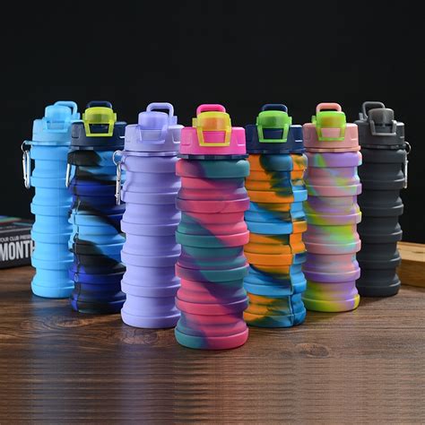 Collapsible Water Bottles For Travel Reusable Foldable Water Bottles