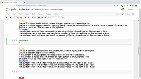 Python Practice Problem Boolean Expressions YouTube